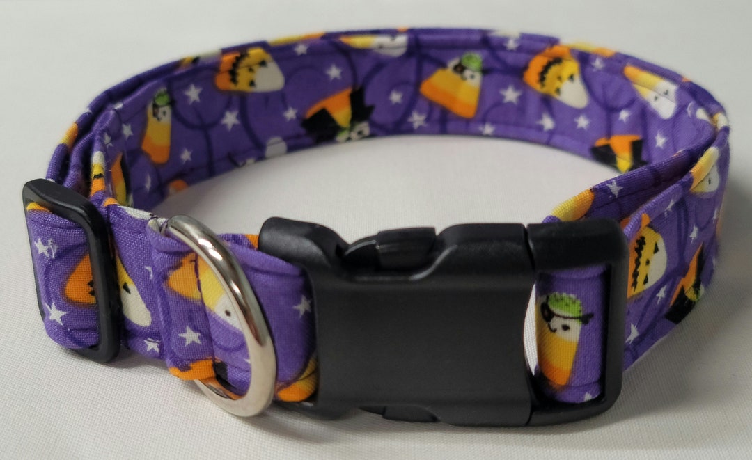 Dog Collar, Purple Candy Corn, Candy Corn, Candy Corn Dog Collar, Candy ...