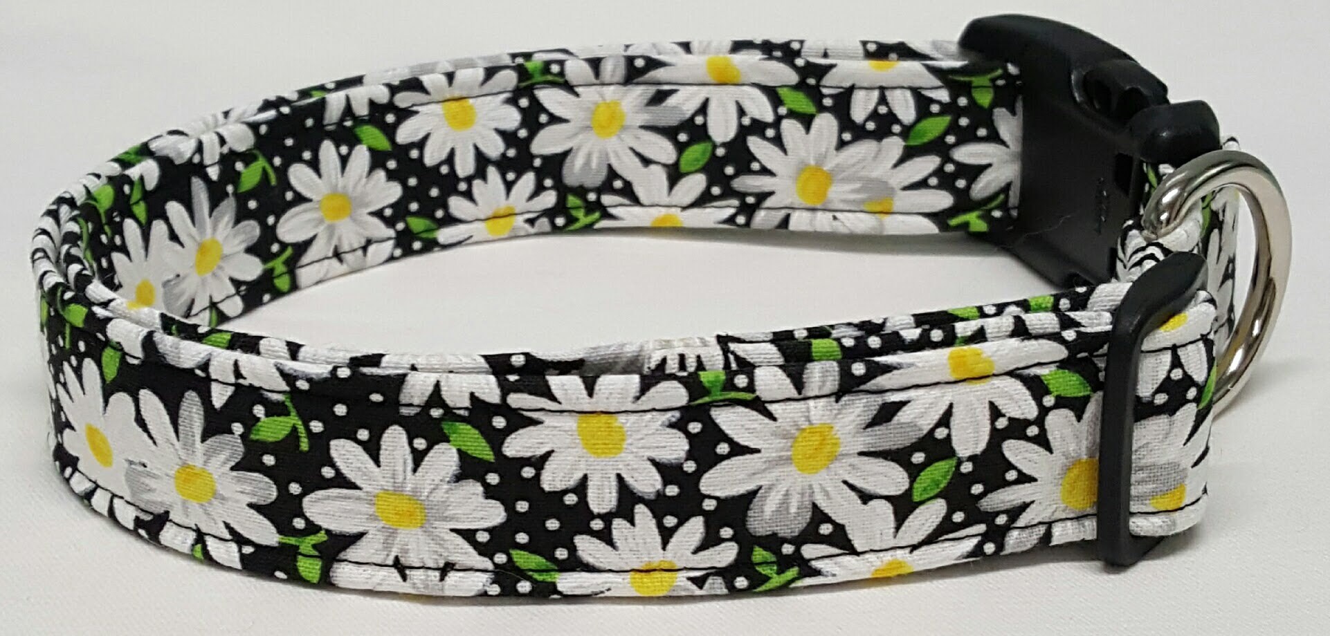 Dog Collar Black Daisy Black Daisies Dog Collar Daisy Dog - Etsy
