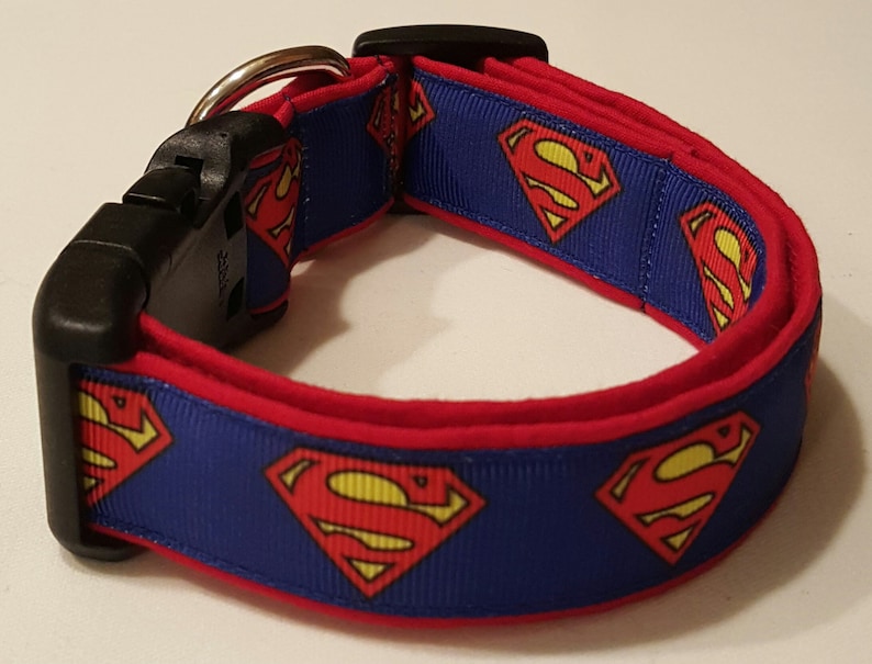 Dog Collar, Superman, Super Hero, Clark Kent - Etsy