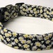 Dog Collar, Black Mini Daisies, Daisy, Daisies, Daisy Dog Collar, Daisy ...