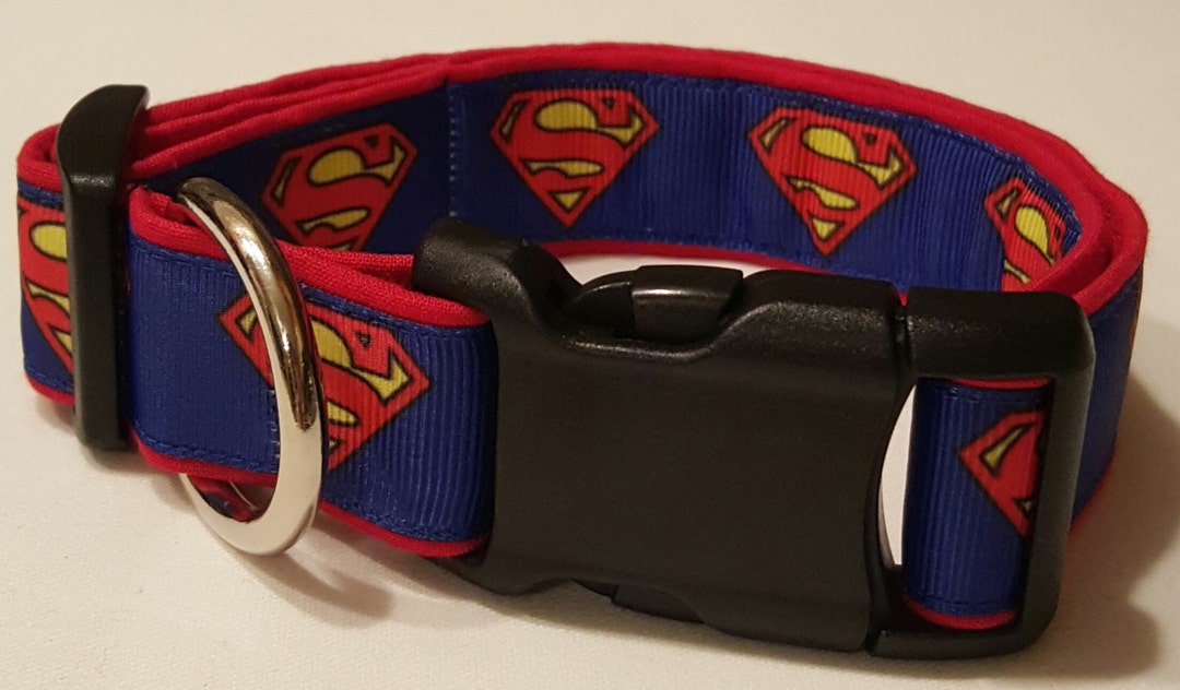Dog Collar, Superman, Super Hero, Clark Kent - Etsy