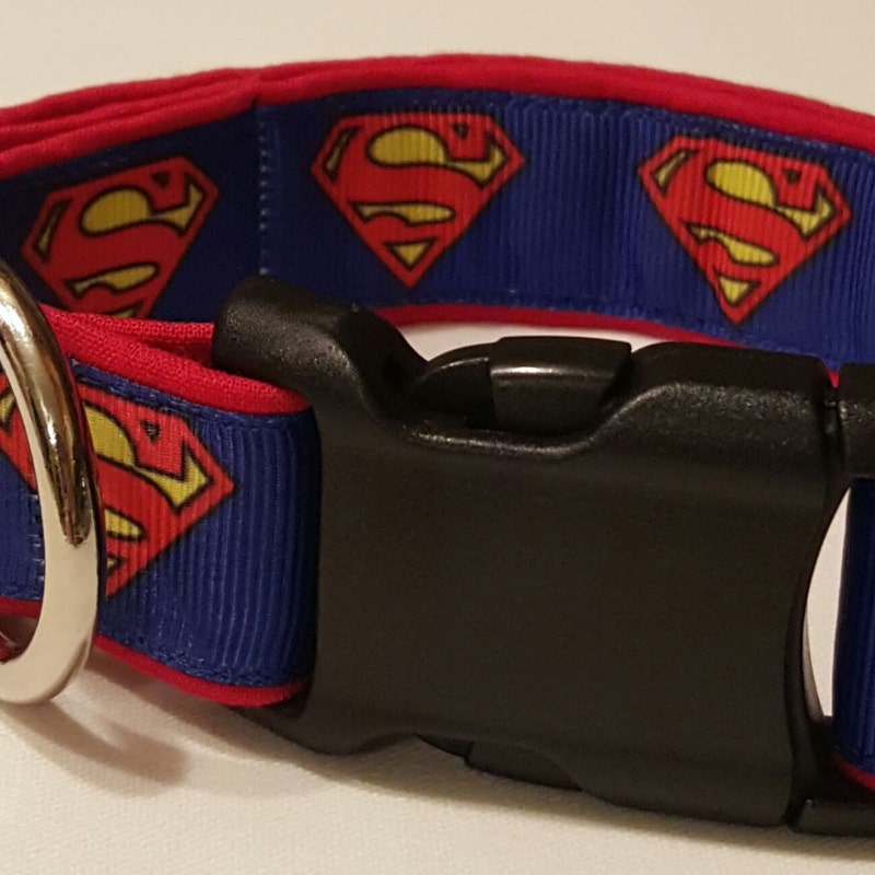 Superhero Dog Collar - Etsy UK