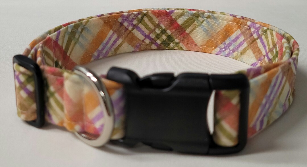 Dog Collar, Harvest Plaid 2, Fall, Fall Dog Collar, Fall Collar, Autumn ...