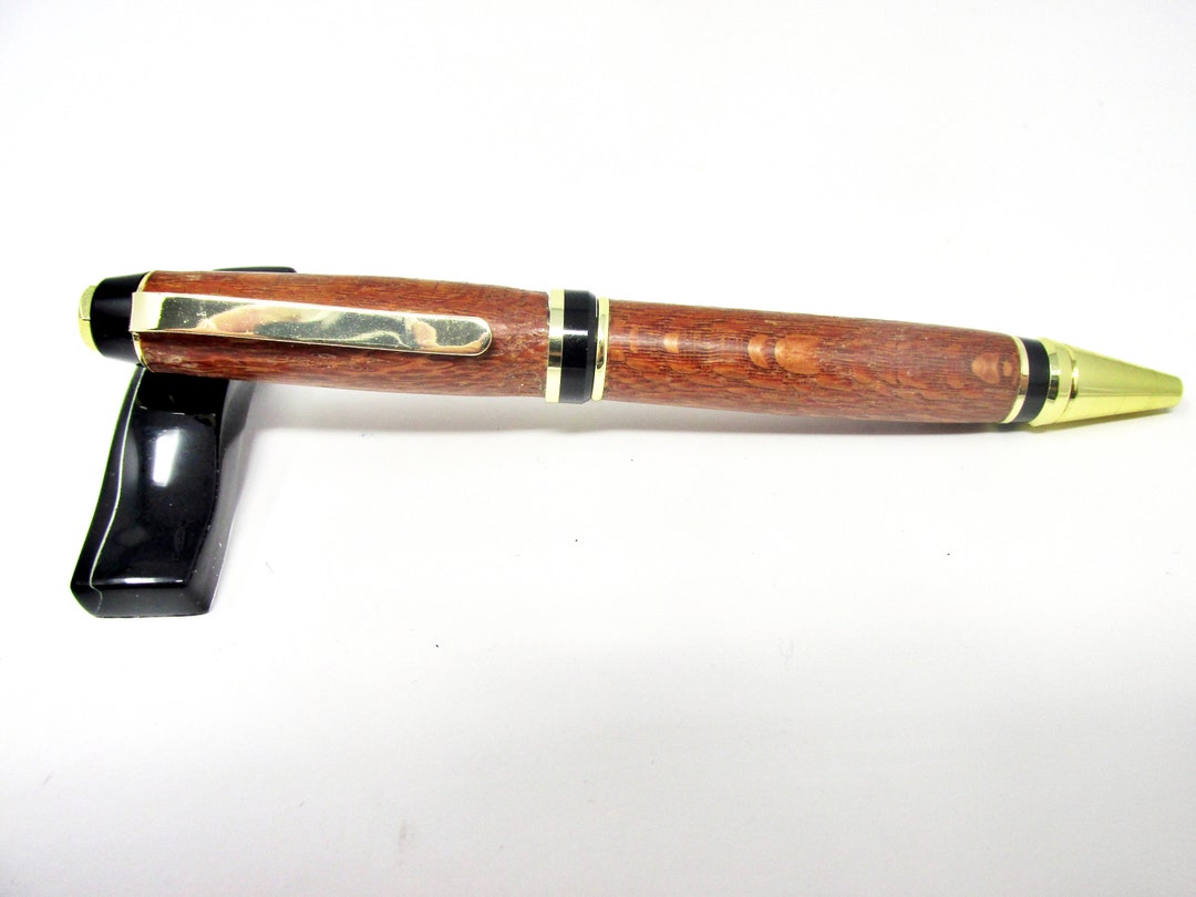 Handmade Big Ben Cigar Ballpoint Pen – Leopordwood Exotic Wood - 24kt ...