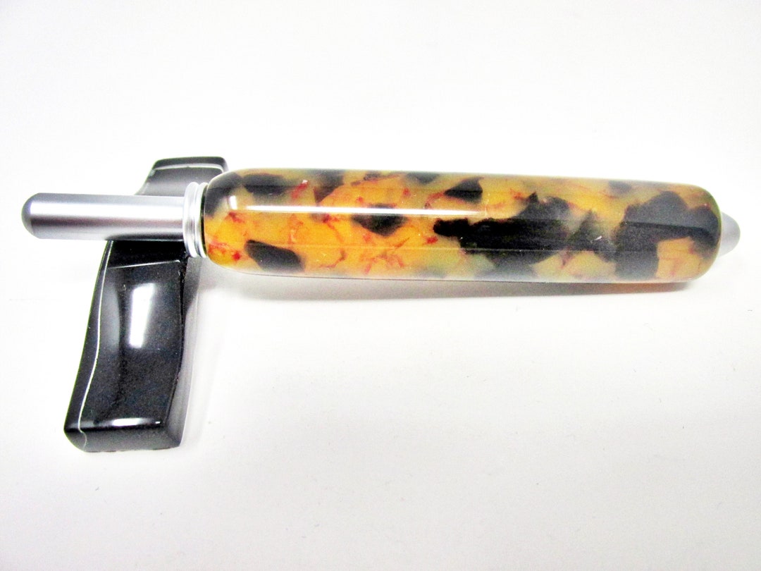 Handmade Crochet Hook Handle–tortoise Shell Acrylic Acetate With Satin ...