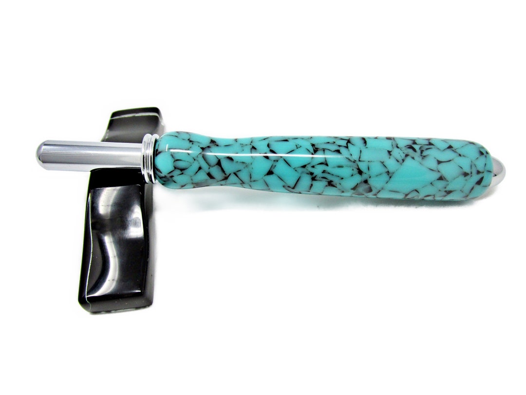 Crushed Turquoise Seam Ripper or Stiletto With Chrome Plating - Etsy
