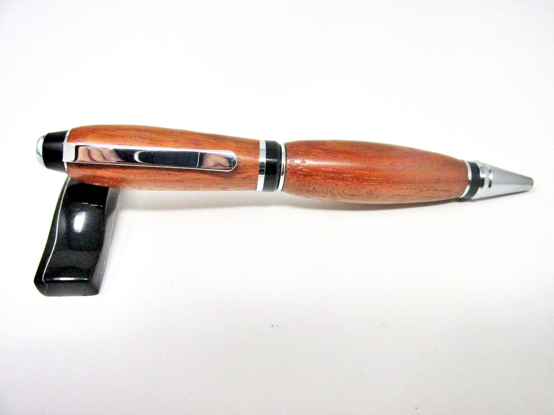 Handmade Big Ben Cigar Ballpoint Pen – Redheart Exotic Wood - 24kt Gold ...