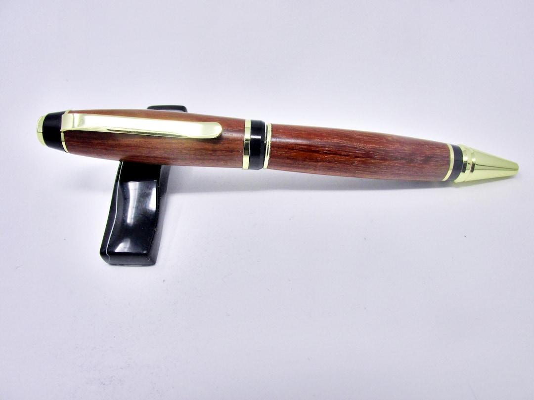 Handmade Big Ben Cigar Ballpoint Pen – Granadillo Exotic Wood - 24kt ...