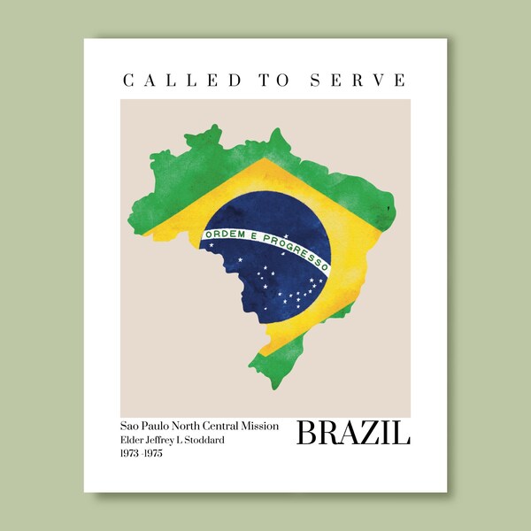 Brazil Missionary - Etsy
