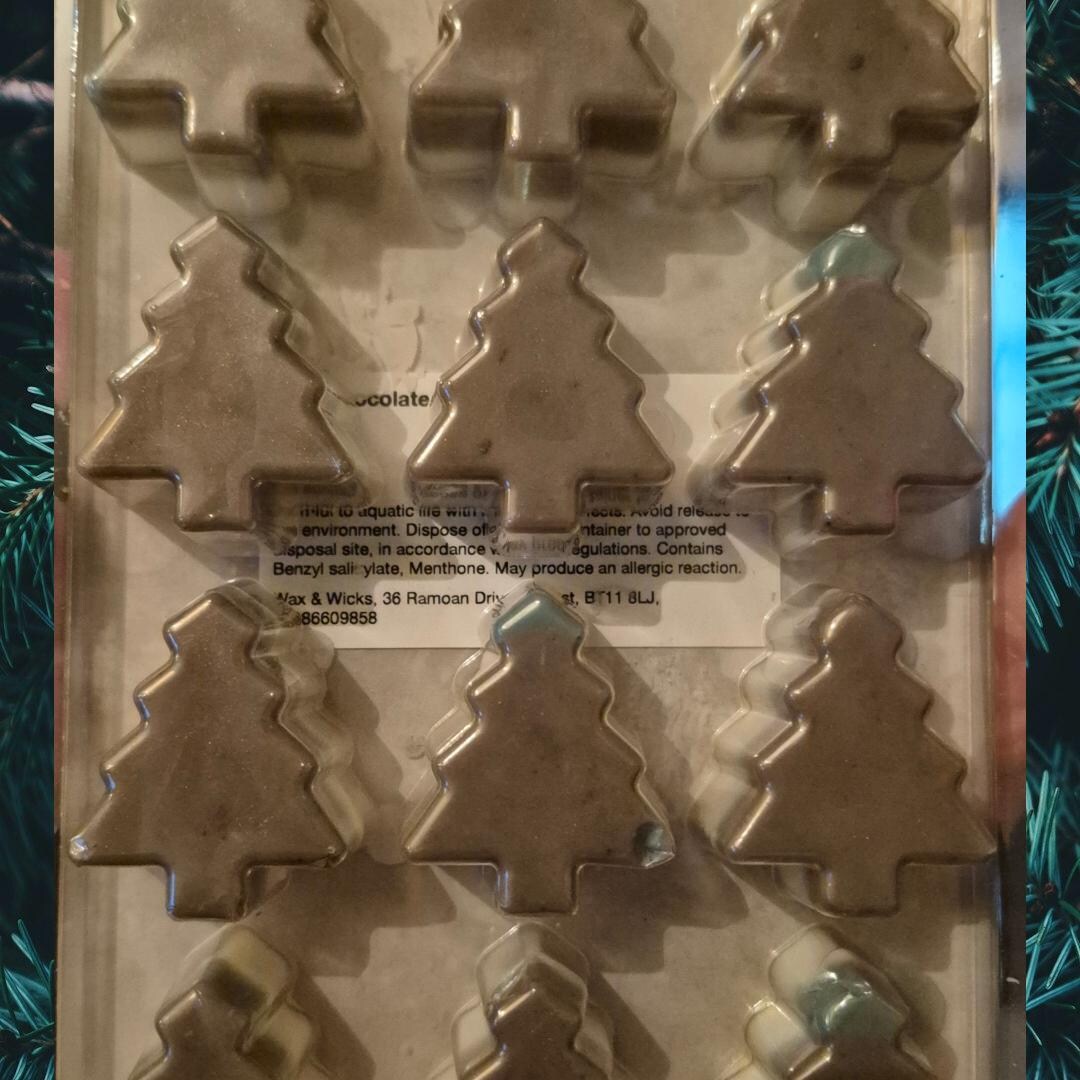 12 Piece Christmas Tree Clamshell in Mint Chocolate Fragrance - Etsy