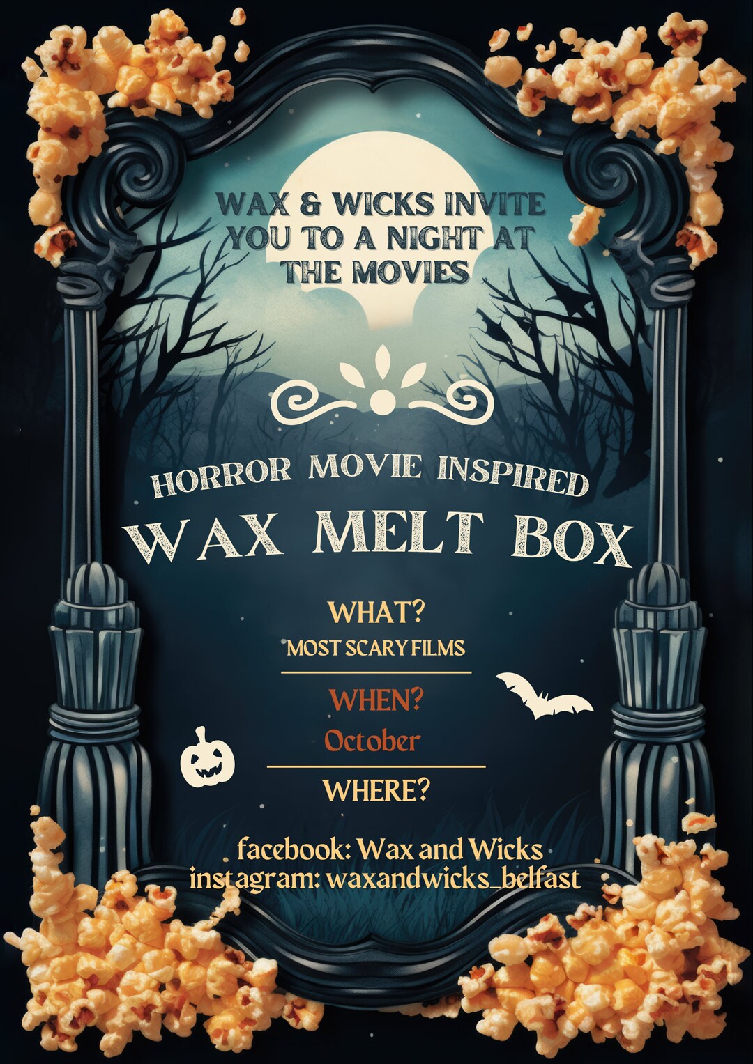 Horror Movie Night Mystery Melt Box - Etsy