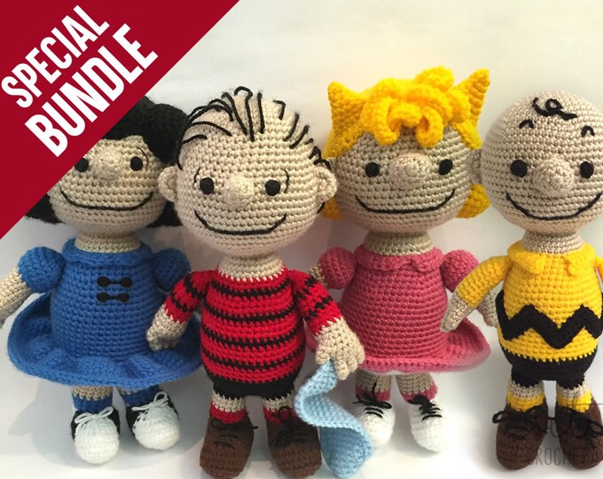 SPECIAL BUNDLE: Amigurumi Crochet Pattern - Peanuts Gang - Etsy