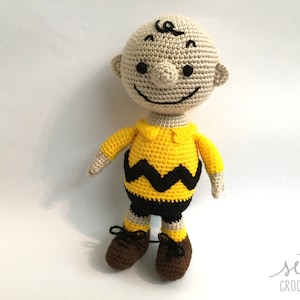 Amigurumi Crochet Pattern - Charlie Brown [peanuts] - Etsy
