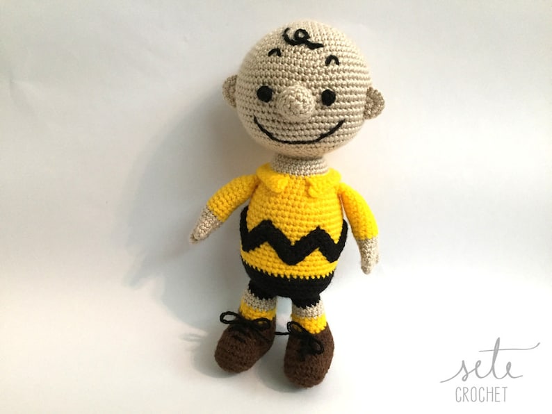 Amigurumi Crochet Pattern - Charlie Brown [peanuts] - Etsy