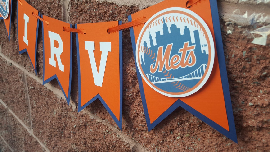 Mets Banner Mets Birthday Party Mets Decortations METS | Etsy