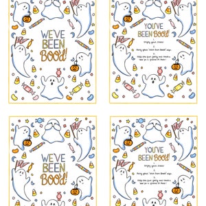 Retro Halloween Boo Signs: Printable Activity Bundle (digital Download ...