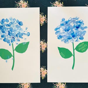 DIY Mothers Day Gift Hydrangea Toddler Kid Craft for Preschoolers ...