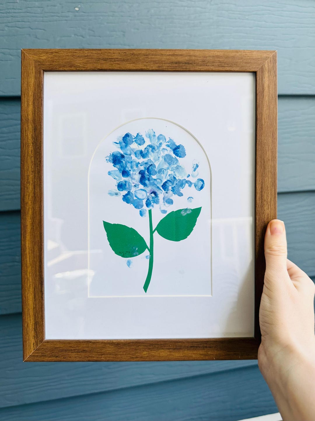 Hydrangea Handprint Art, DIY Mother's Day Gift (PDF Download) - Etsy