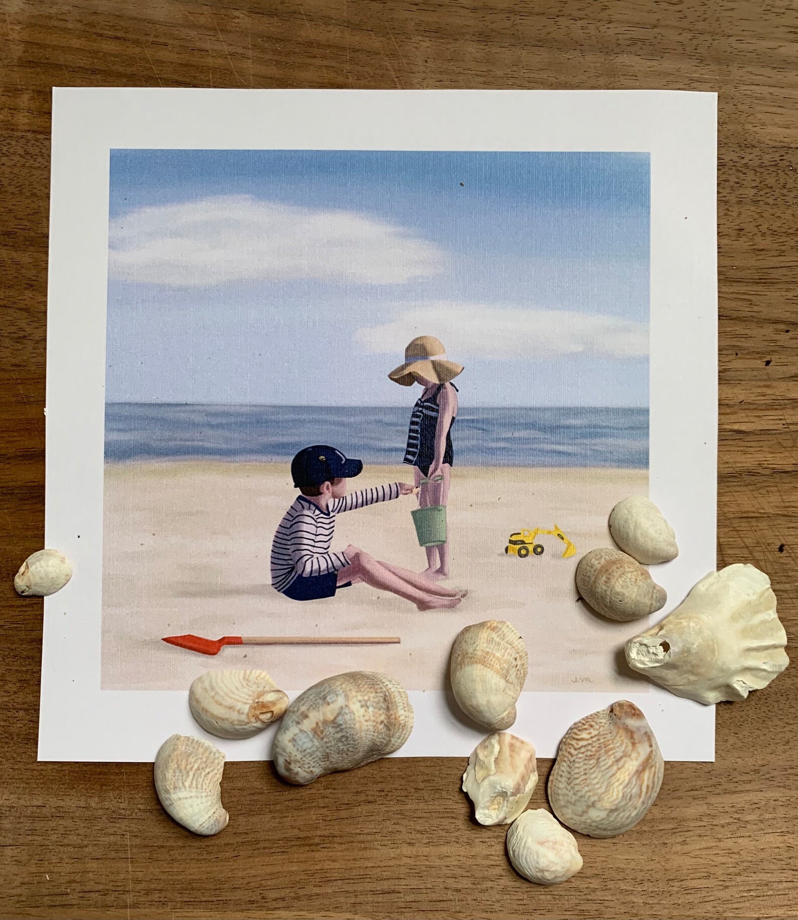 Coastal Artwork, Out of Their Shells Digital Download Art Print ...