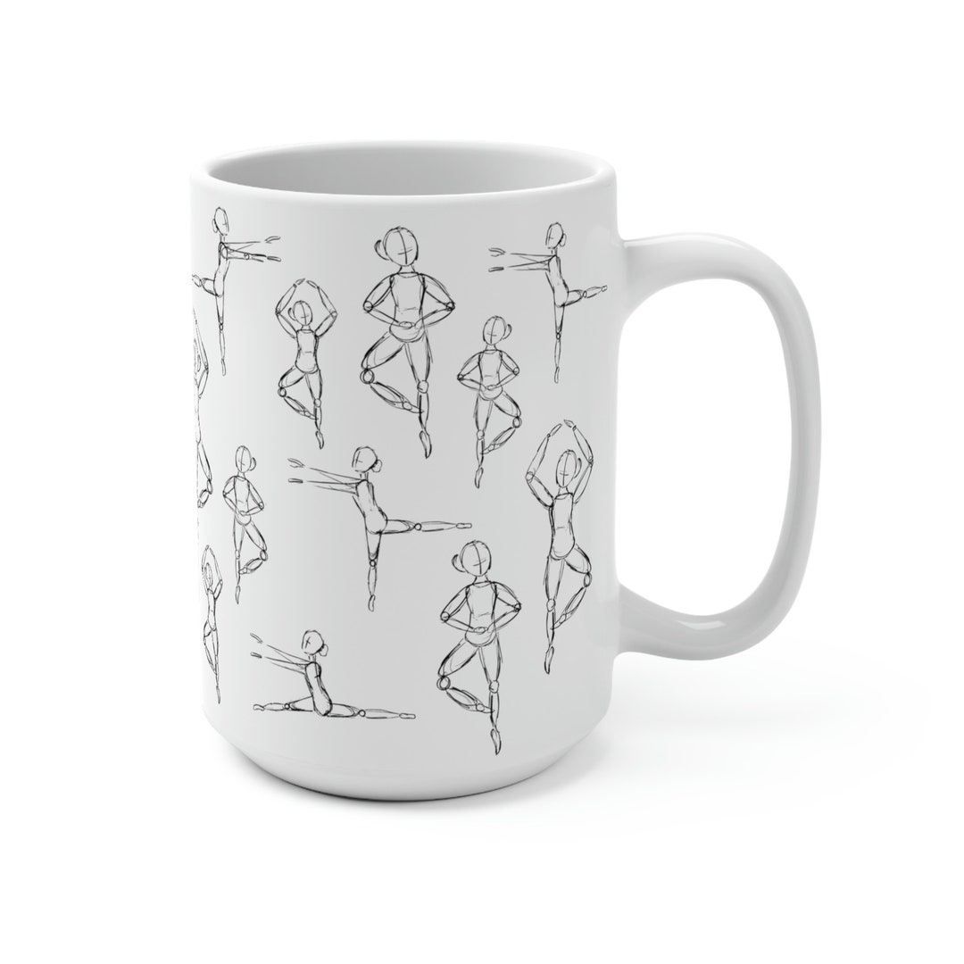 Pas De Doodle Ballet Mug, Ballet Gift, Dancer Gift, Gift for Ballet ...