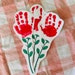 Rose Mothers Day Handprint Template, Birthday Roses, Digital Download ...
