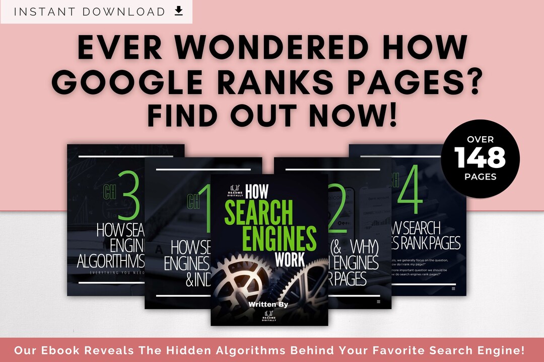 Mastering SEO: Comprehensive Ebook Guide Understanding How Search Engines Work Google Algorithm ...