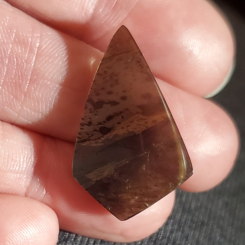 Fire Obsidian Cab 23 - Etsy