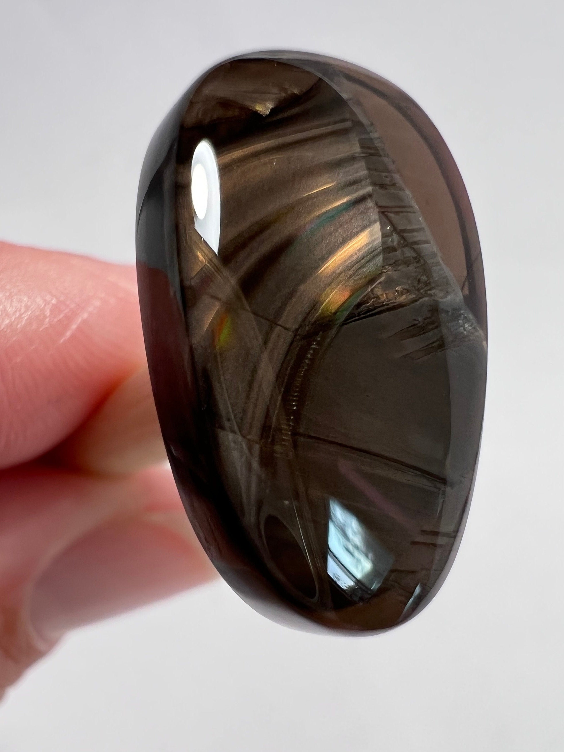 Fire Obsidian Cab 613 - Etsy