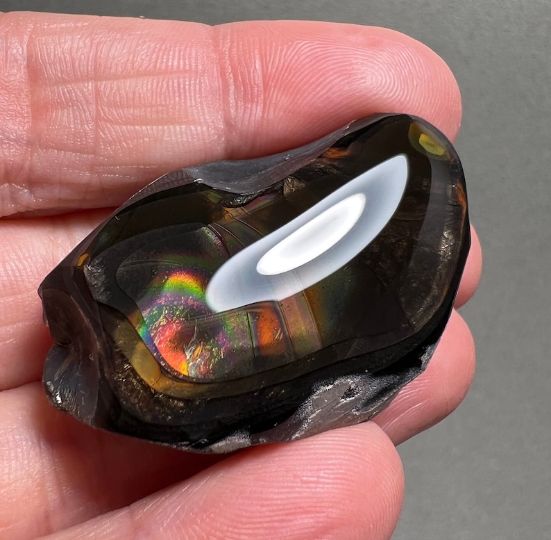 Fire Obsidian Specimen 101 - Etsy
