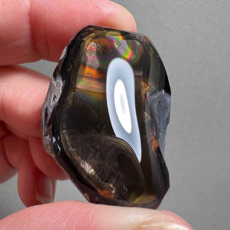 Fire Obsidian Specimen 101 - Etsy