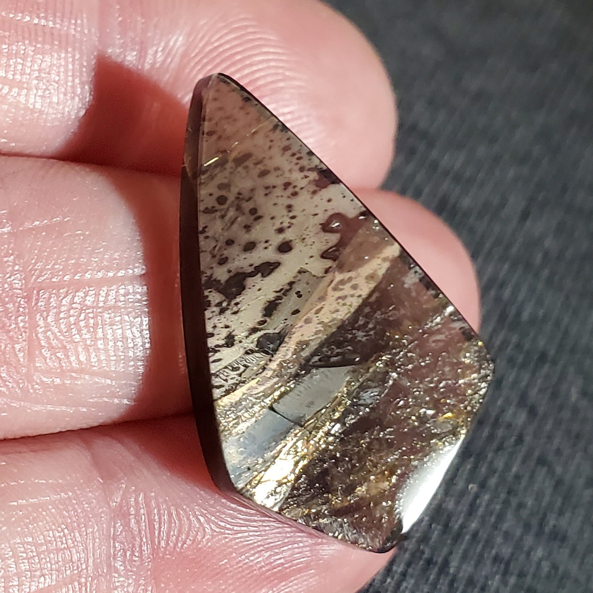 Fire Obsidian Cab 23 - Etsy