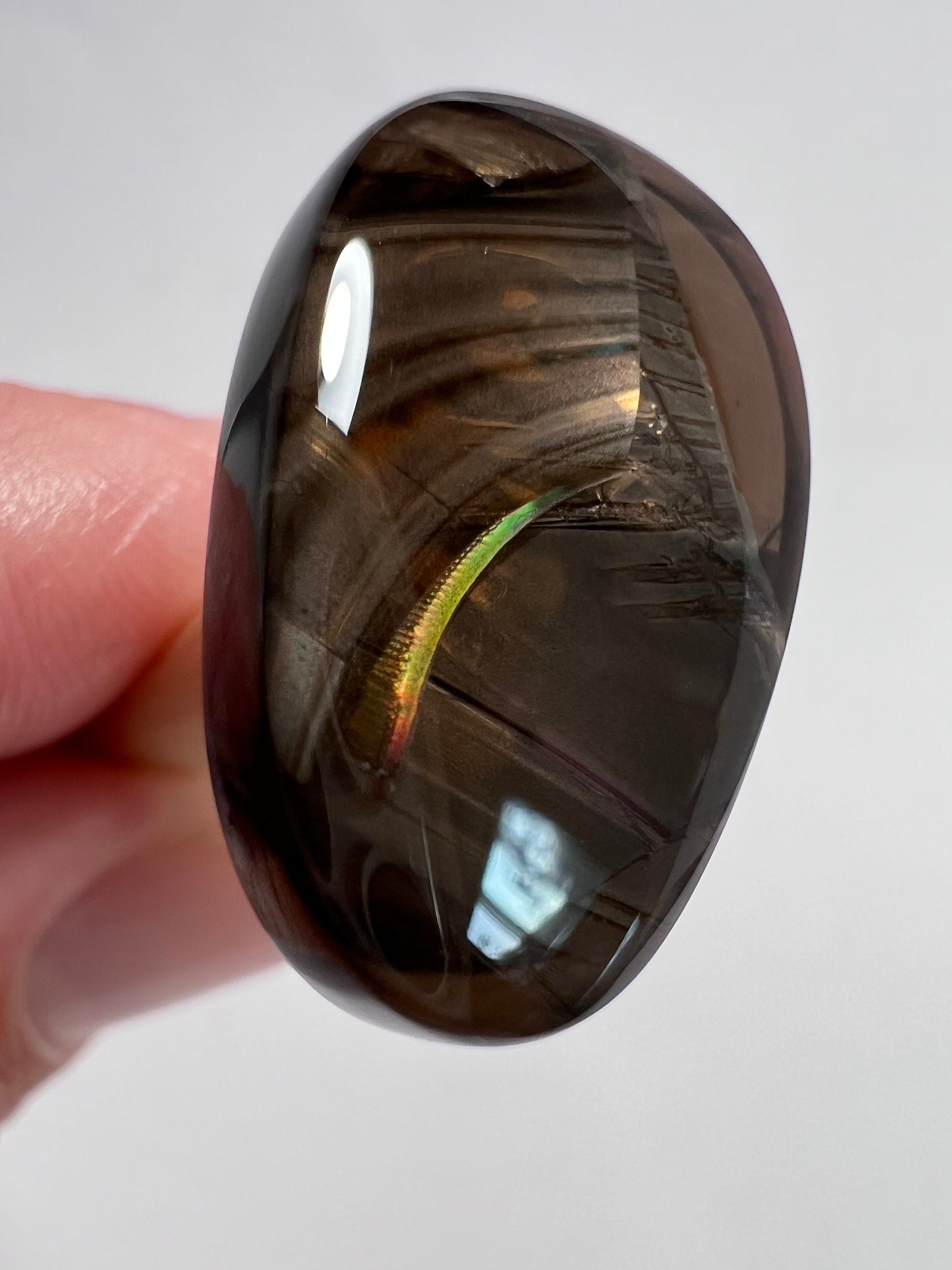Fire Obsidian Cab 613 - Etsy