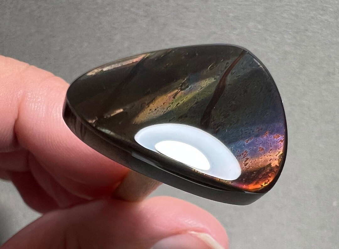 Fire Obsidian Cab 652 - Etsy