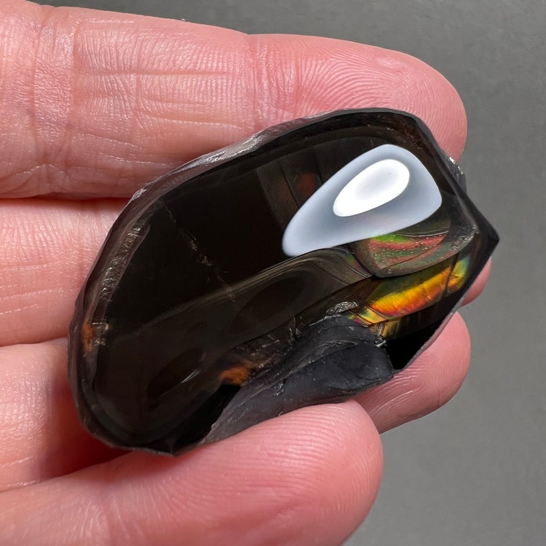 Fire Obsidian Specimen 101 - Etsy