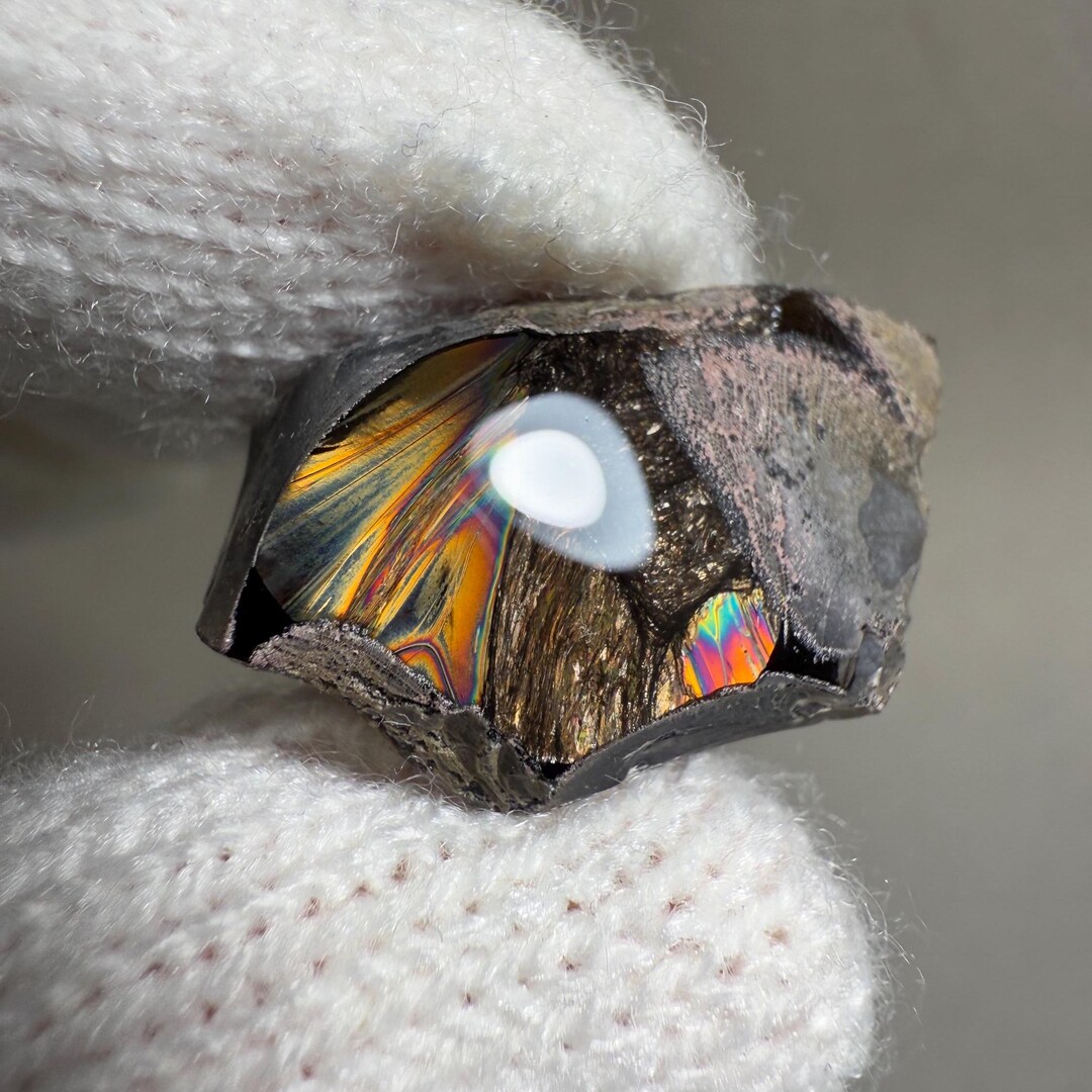 Fire Obsidian Specimen 108 - Etsy