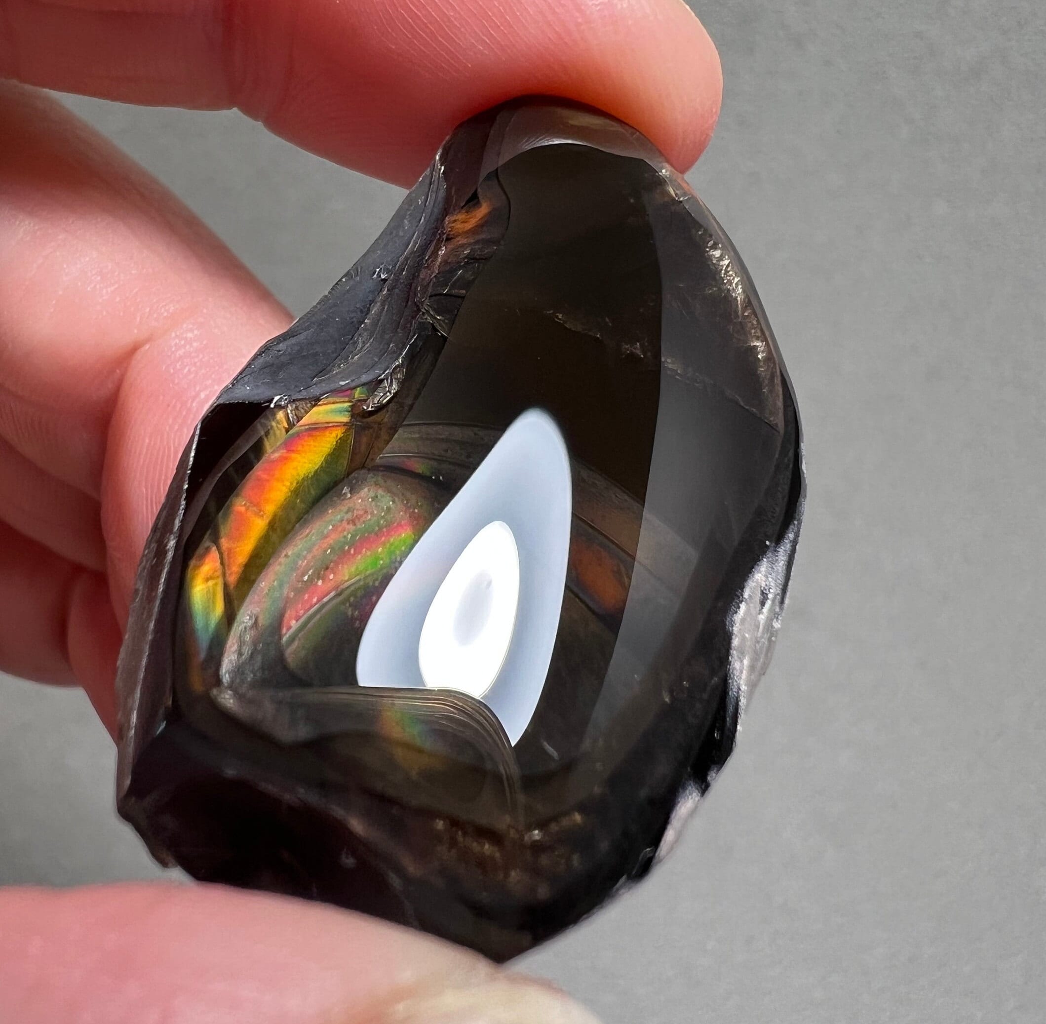 Fire Obsidian Specimen 101 - Etsy