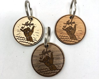 Shaka Keychain - Etsy