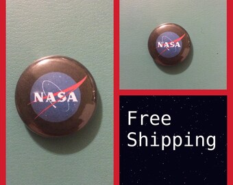 Nasa Button | Etsy