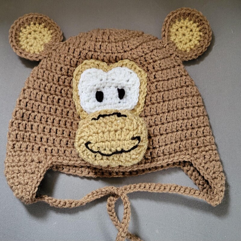 Monkey Hat - Etsy