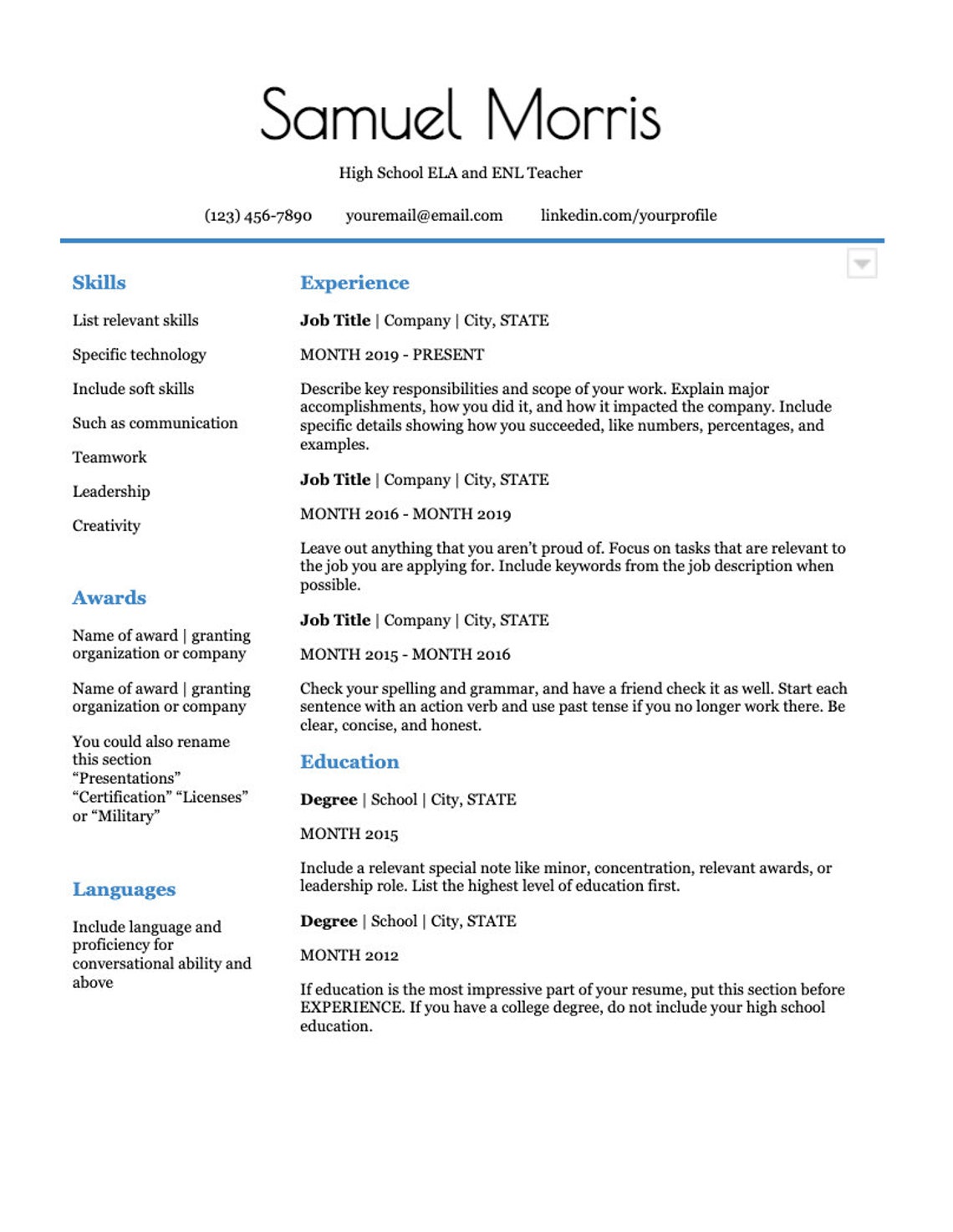 Resume Templates and Guide Package | Etsy