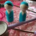 Wood Pegs-medical Staff-peg Doll Set-montessori-easter-homeschool-wood ...