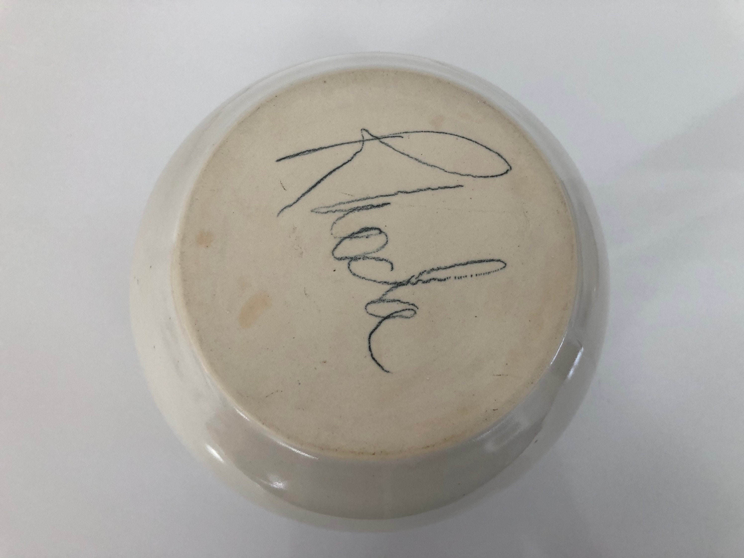 Rhoda Robb Bloomfield Pottery Cookie Jar White Clay Spun | Etsy