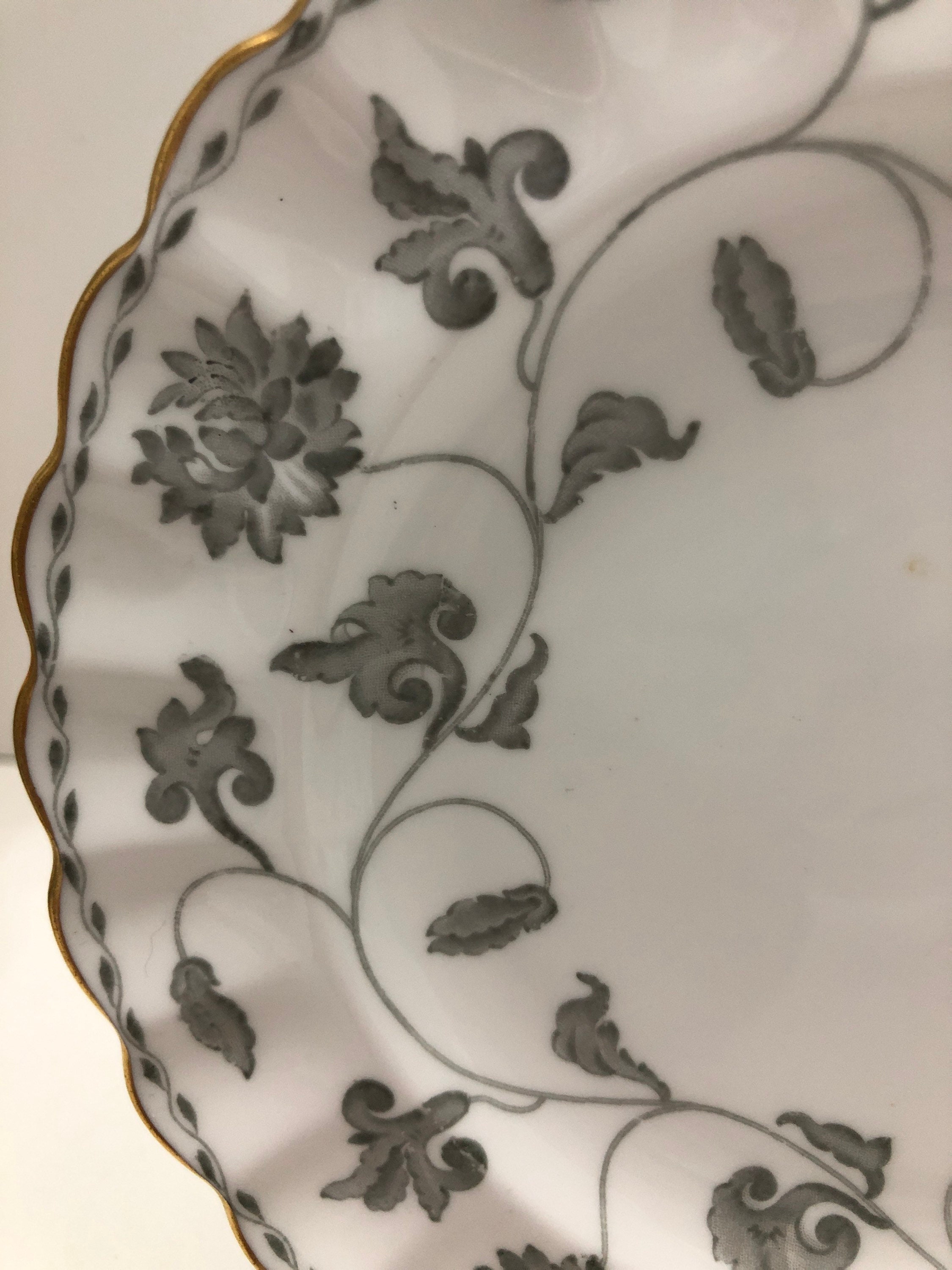 Spode Copeland Colonel Gray Gold Trim Bread & Butter Plates | Etsy