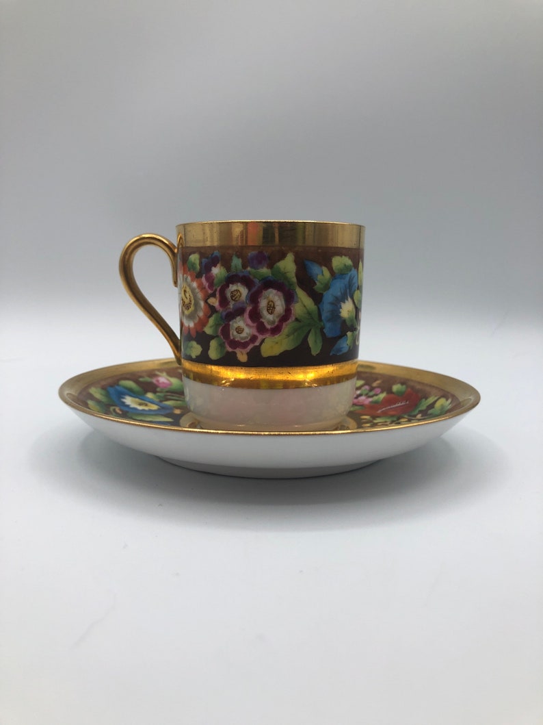 RARE Spode Copeland Floral Demitasse T.G. Goode and Co. Hand - Etsy