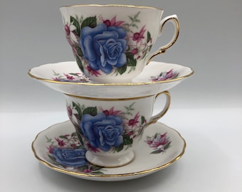 Royal Blue Tea Set - Etsy