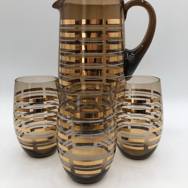 Glass Pitcher - Etsy