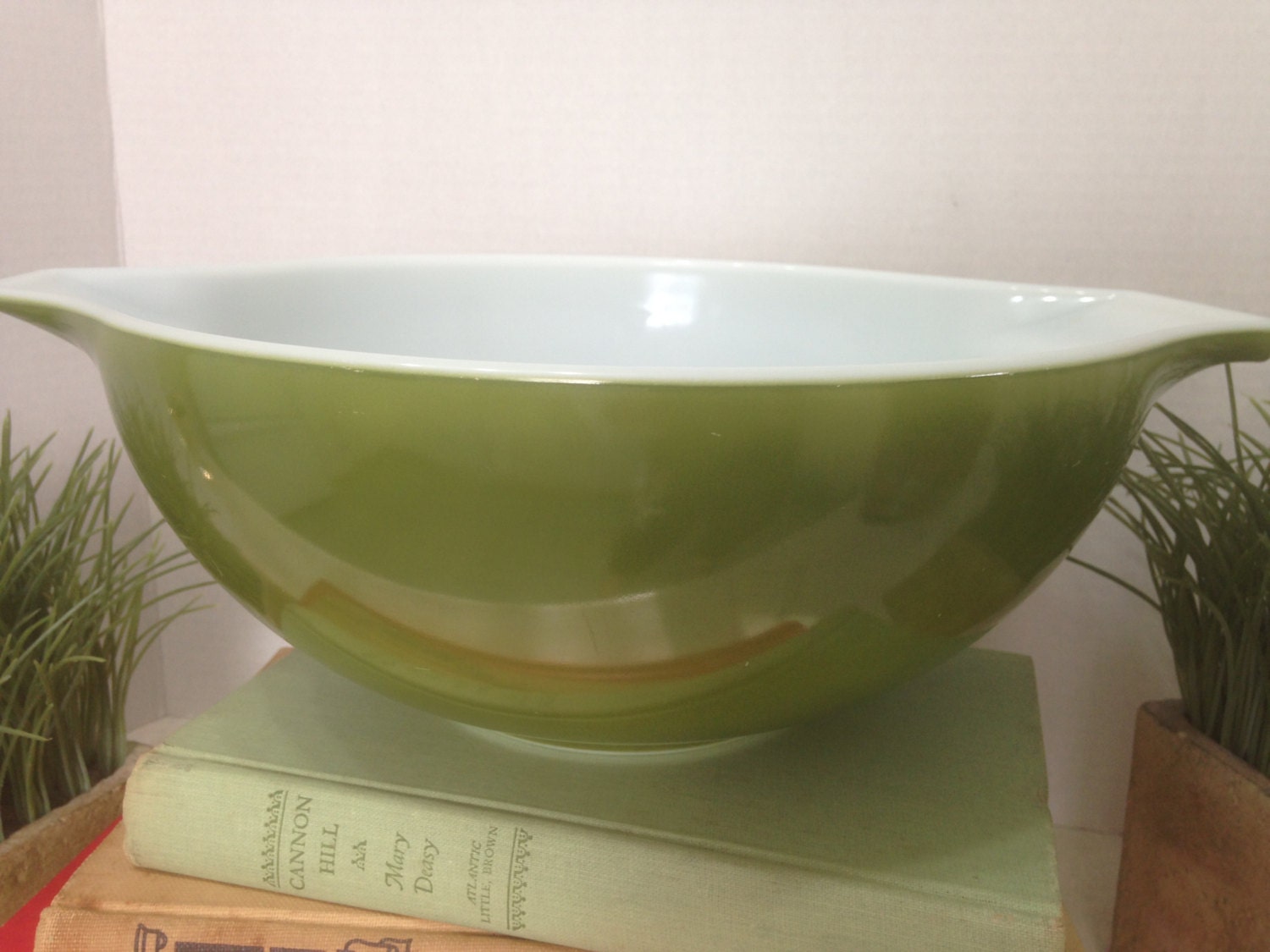 PYREX Avocado Green Cinderella 444 Mixing Bowl - Etsy