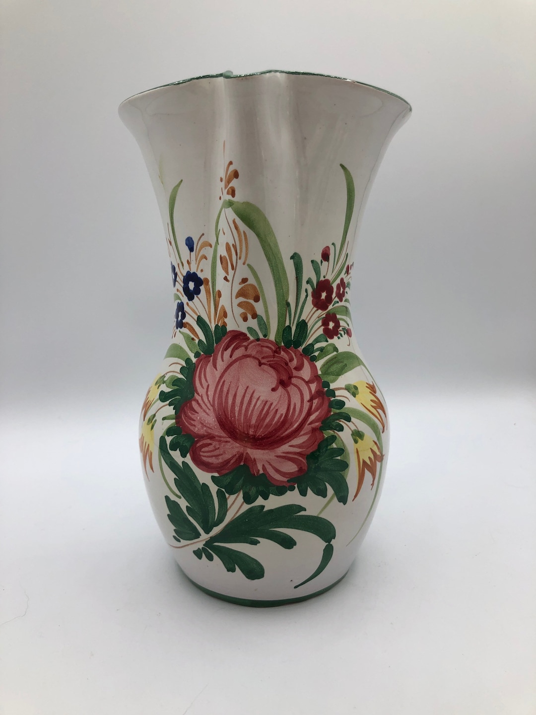 Italian Hand Made Decorative Jug, Floral Jug Made in Italy - Etsy