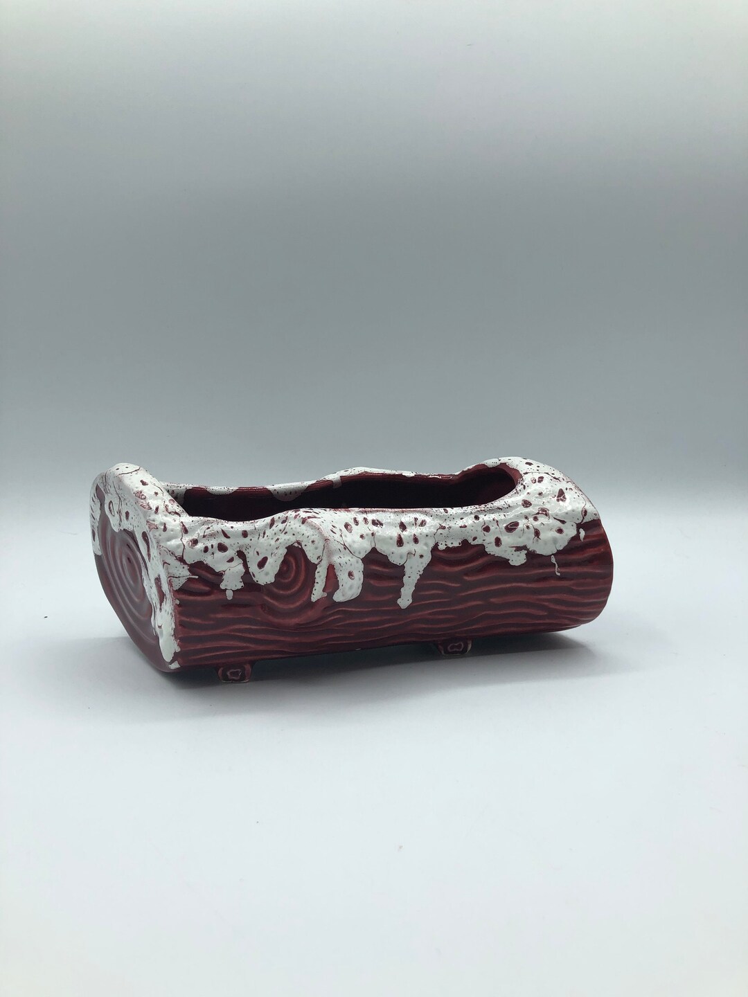 MCM Ceramic Log Planter, Mcmasters Pottery, Made in Canada - Etsy