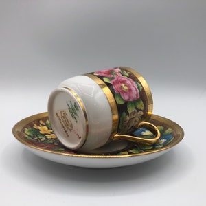 RARE Spode Copeland Floral Demitasse, T.G. Goode and Co., Hand Painted Spode Demitasse Cup and ...